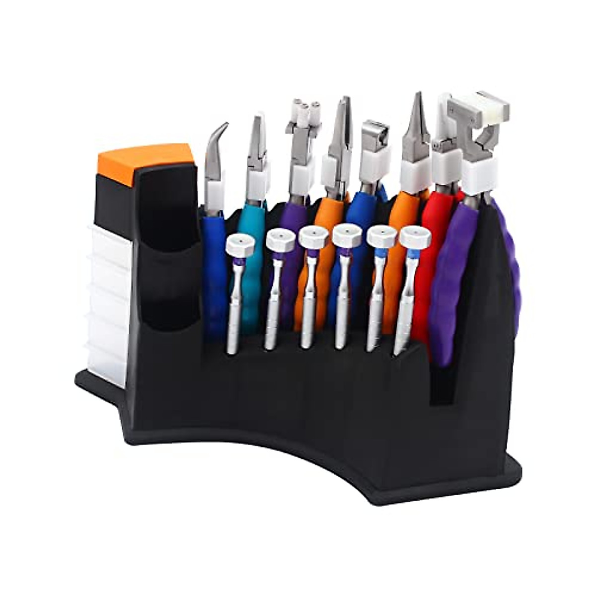 8Pcs Optician Optical Tools Kit, Eyeglasses Repair+6Pcs Screwdrivers Pliers Eyeglasses Nose Pad Pliers Glasses Repair Assembling & Adjusting Tools