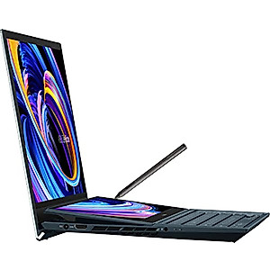 ASUS Zenbook Pro Duo 15 OLED Home & Business Laptop (Intel i9-12900H 14-Core, 32GB LPDDR5 4800MHz RAM, 1TB SSD, GeForce RTX 3060, 15.6" 60Hz Touch 4K Ultra HD (3840x2160), Win 11 Pro) (Renewed)