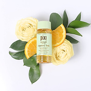 Pixi Vitamin-C Tonic,Brightening & Soothing Facial Toner, Boost Skin Luminosity, Infused with Vitamin-C & Ferulic Acid, Alcohol Free Daily Toner, 100ml / 3.4fl oz