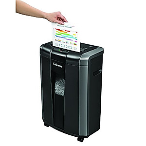 Fellowes Powershred 76Ct 16-Sheet Cross-Cut Heavy Duty Paper Shredder with Jam Buster (4676001)