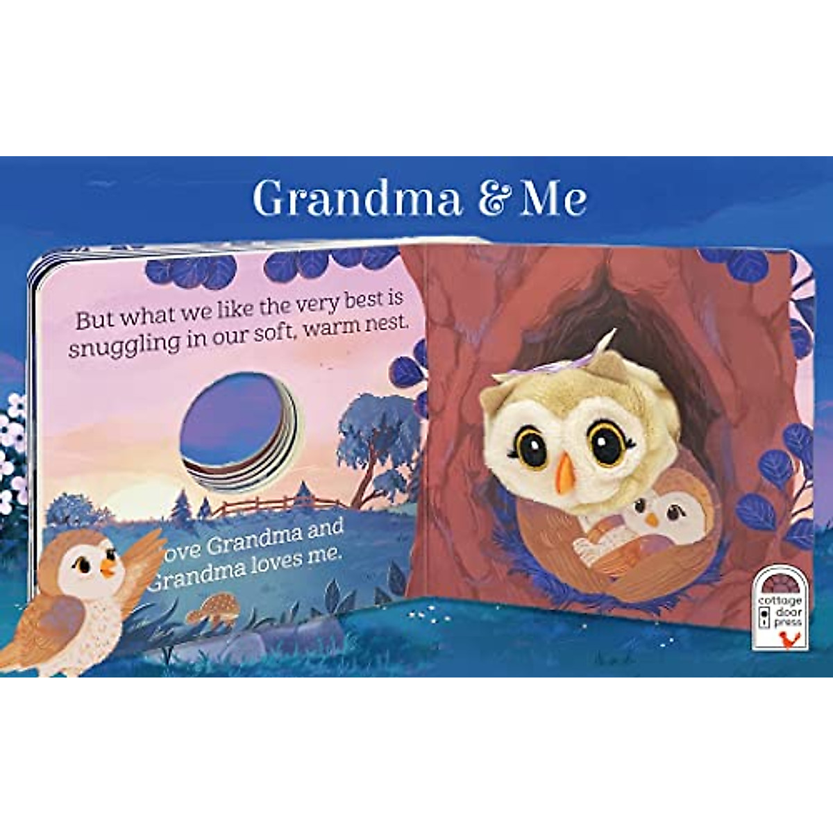 Grandma & Me Children's Finger Puppet Board Book, Ages 1-4