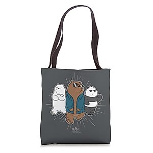 We Bare Bears Jacket Tote Bag