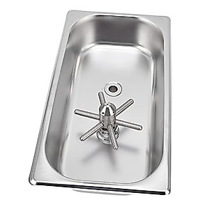 Glass Cup Washer, Rustproof Glass rinser Auto rotation Thickened For Kitchen(medium B-1212-01)