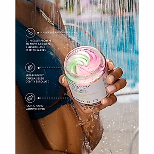 Truly Beauty Buns of Glowry Body Polish - Exfoliating Body Scrub - Brightening Body Scrubs for Women Exfoliation, Keeps Skin Hydrated, Helps Smoothen Cellulite and Stretch Marks - 2 OZ