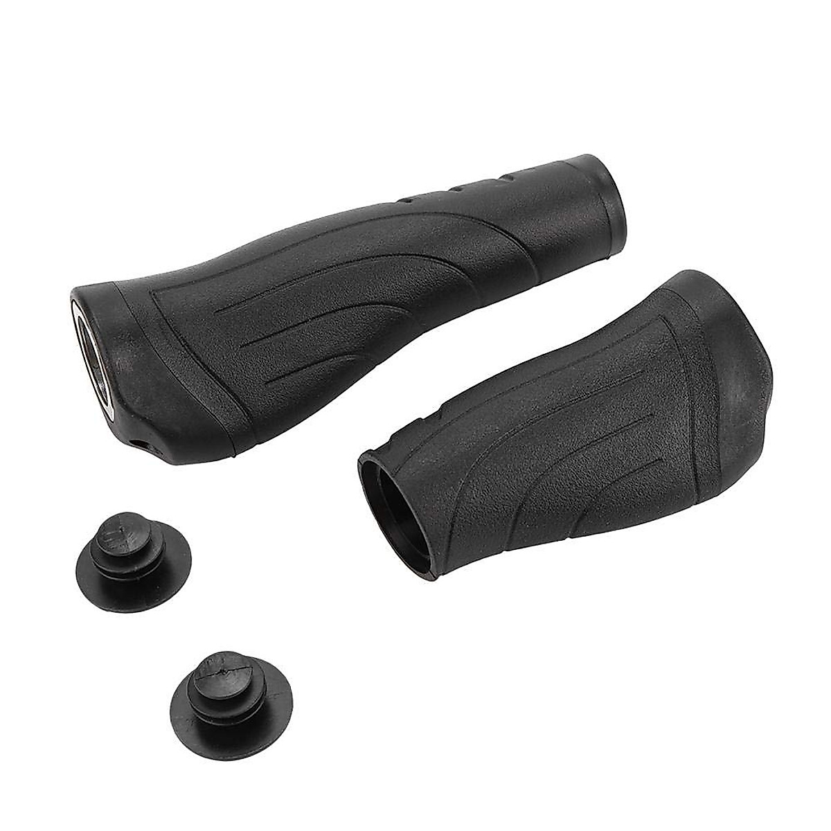 VGEBY Handlebar Grips Bike End Grips Rubber Folding Handle Sleeve Good for Outdoor Use(1*Long+1*Short) Grip Shift Grips Short Grip Shift Grips Grip Shift Grips Ebike Handlebar