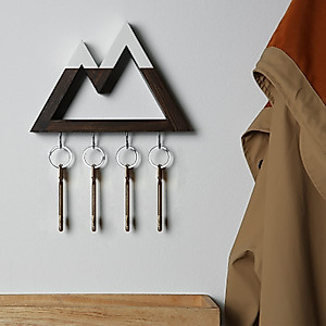 5 Pack Titanium Key Rings Split Rings, 25 mm Split Keyrings for Home Car Keys Attachment 1 Inch