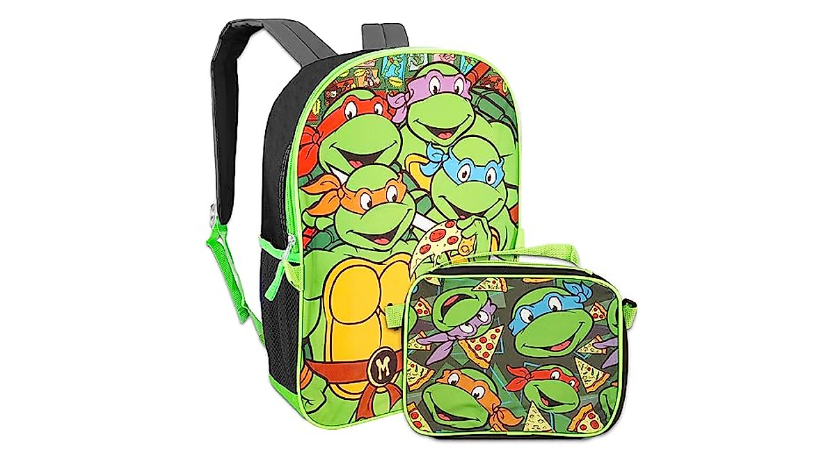 TMNT Backpack & Lunch Box Set for Kids - Fun Bundle