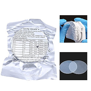 TEPTOARCH Lab Orthodontic Splint Retainer Slice Vacuum Forming Sheet Round Hard/Soft 0.8/1.0/1.5mm Splint Thermoforming Material (1.0mm Hard)