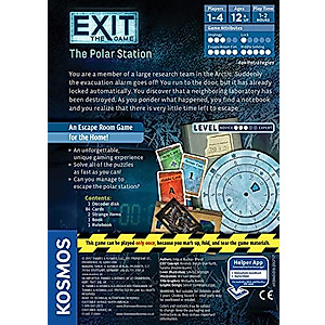 The Polar Station | Exit: The Game - A Kosmos Game | Family-Friendly, Card-Based at-Home Escape Room Experience for 1 to 4 Players, Ages 12+