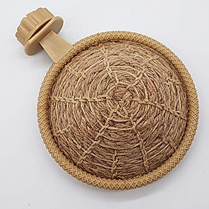 FOIBURELY Bird Breeding Nest Canary Finch Parrot Weave Hemp Rope Nest（4.4inches）