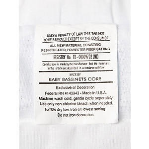 Baby Doll Bedding Modern Hotel Style Cradle Bedding Set, Grey,1250crnew-grey