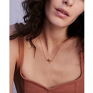 Bryan Anthonys There in a Heartbeat 14k Gold Necklace for Women, Pendant, Adjustable Length