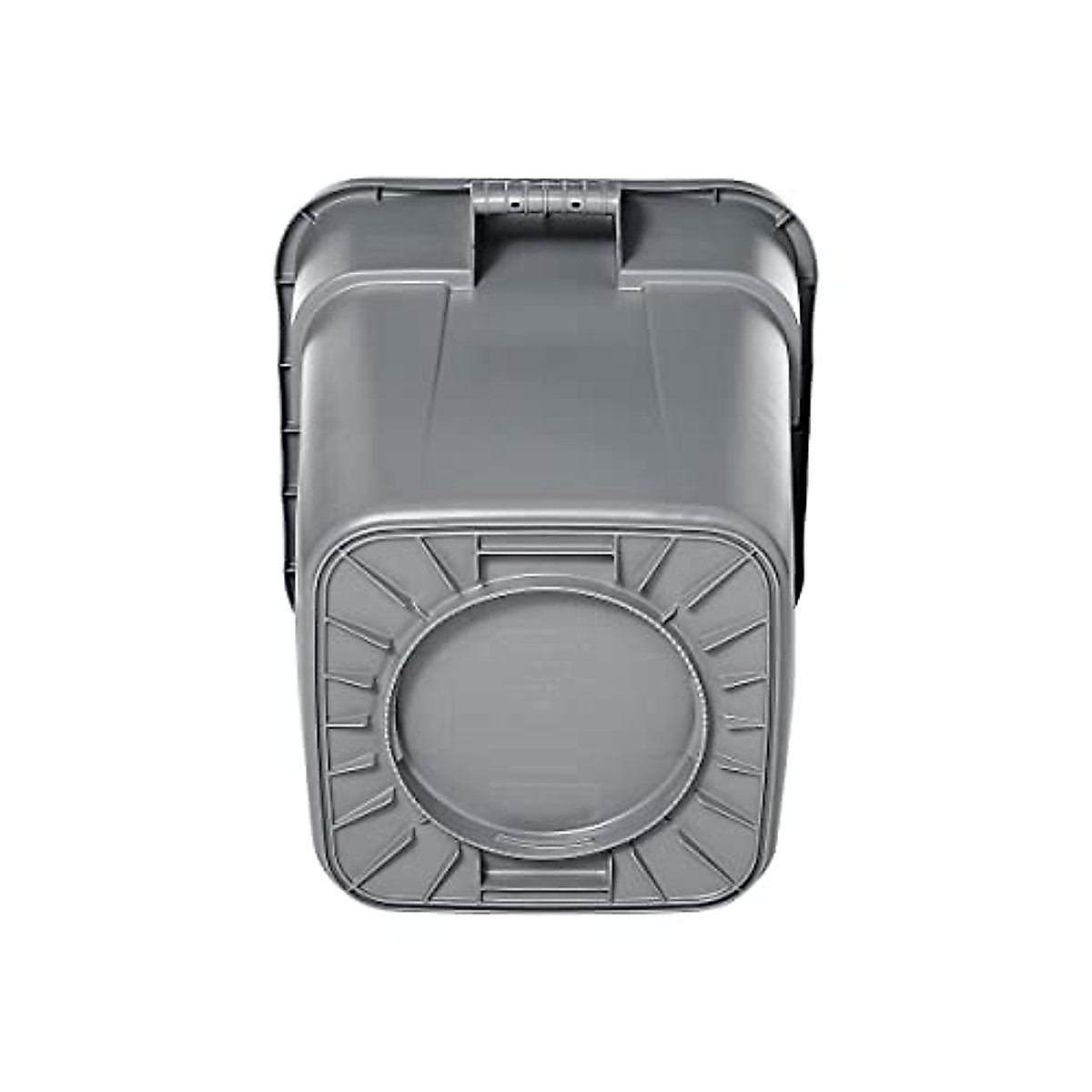 Rubbermaid Commercial 353600Gy Brute Container, Square, Polyethylene, 40Gal, Gray