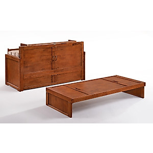 Night & Day Furniture Murphy Cube Cabinet Bed (Cherry, Queen)