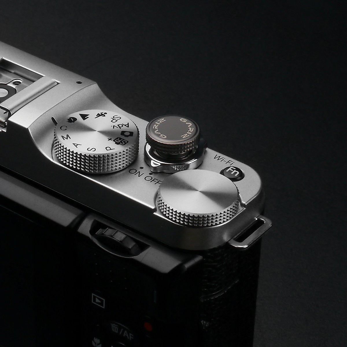 GARIZ Software Release Button (Paste Type) 12mm Gunmetal XA-SB7