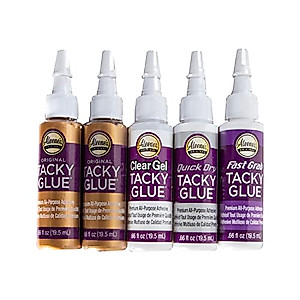 Aleene's 25115 Trial Pack Tacky Glue, 5pk