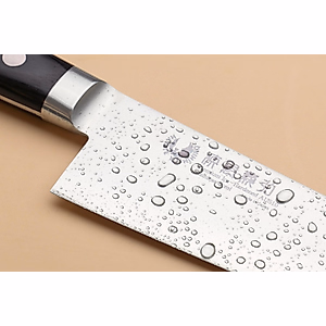 Yoshihiro INOX AUS10 Stain-Resistant Steel Ice Hardened Gyuto Chefs Knife (8.25'' (210mm))