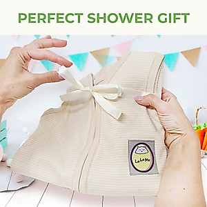 LALAME Organic Cotton Wearable Baby Blanket 1 TOG Sleep Sack |Swaddle Sleeping Bag - Machine Washable | Age 2 to 36 Months