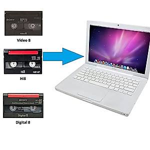 Tech Collector 8mm Camcorder and 8mm Tape Player, Playback and Transfer Old 8mm Tapes