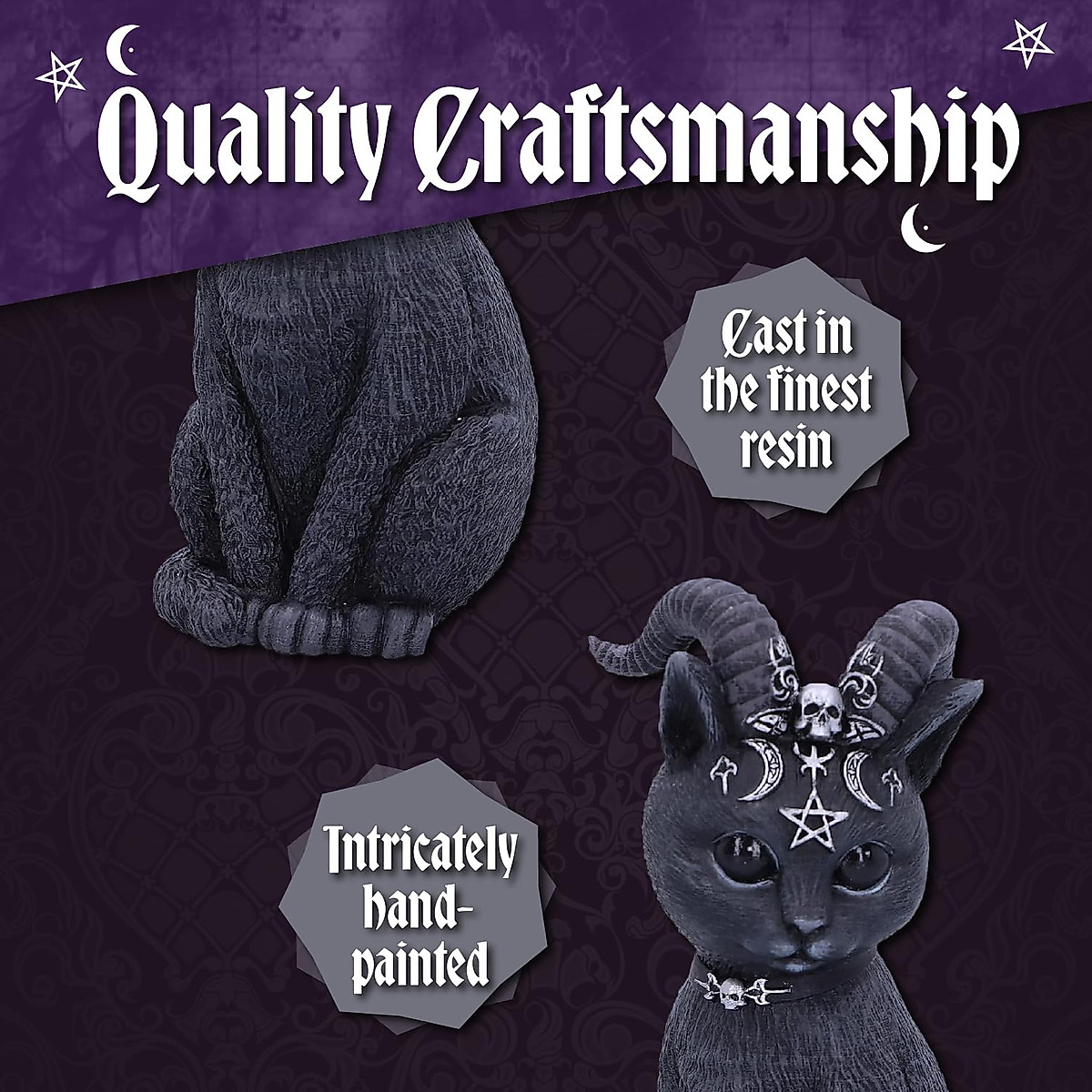 Nemesis Now Cult Cuties Adorable Occult Figurines, Bewitching Evil Spirit Creatures, Hand-Painted, Resin - Pawzuph