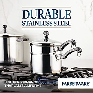 Farberware Classic Stainless Series 2-Quart Covered Double Boiler