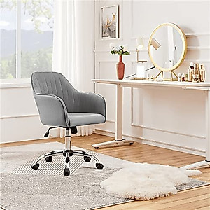 KXDTZ Ergonomic Office Chair Desk Office Chair for Home Office, Light Gray Conference Chairs (Color : E, Size : As Shown)