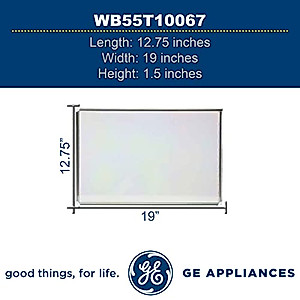 GE WB55T10067 Genuine OEM Door Middle Glass for GE Range/Stove/Ovens