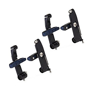 Fouriers BR-S005 Direct Mount Aero V-Brake Set, Front and Rear, for Giant Propel, Black, DS1100
