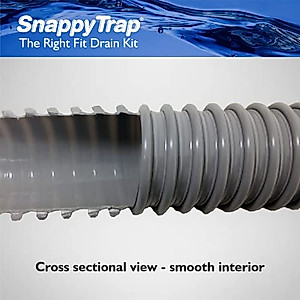 Snappy Trap 1 1/2" Drain Kit for Single Kitchen Sinks, Bar Sinks and Laundry Sinks