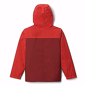 Columbia Toddler Boy's Rain-Zilla Jacket, Waterproof, Reflective Outerwear, red jasper/mountain Red, 3T
