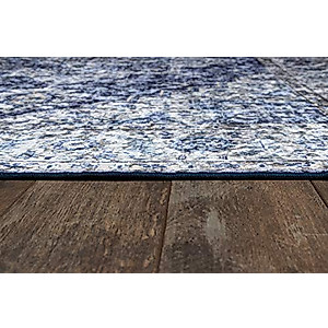 Momeni Karachi Area Rug, 3'6" X 5'6", Blue