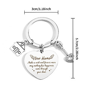 Rinacci Housewarming Gifts For New House Homeowner Friends Family New Home Keychain House Warming Gifts New Home Couple House Keychain New Home Gifts For Home Housewarming Gifts For New Apartment
