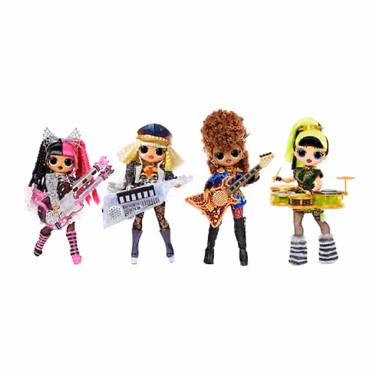 LOL Surprise OMG Remix Rock Fame Queen Fashion Doll with 15 Surprises Including Keytar, Outfit, Shoes, Stand, Lyric Magazine, and Record Player Playset - Kids Gift, Toys for Girls Boys Ages 4 5 6 7+