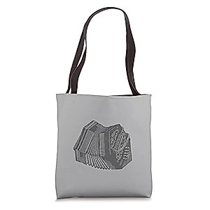 Vintage Bandoneon / Concertina Musician Gift Tote Bag