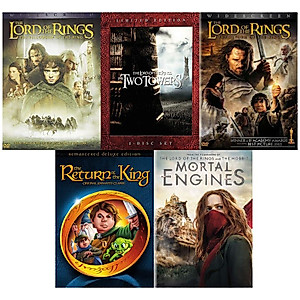 The Lord of the Ring Trilogy Collection: The Fellowship of the Ring/ Two Towers/ Return of the King Movie + Animated & Mortal Engines