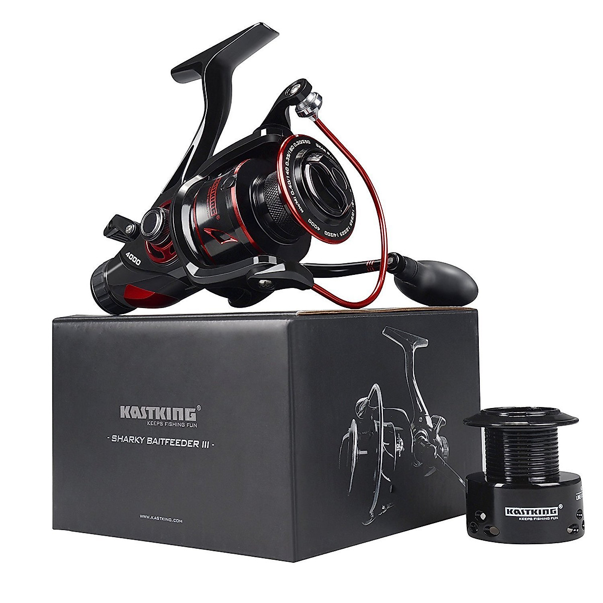 KastKing Sharky Baitfeeder III Spinning Fishing Reel,Size 6000