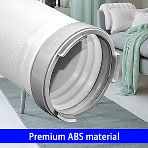 AMIJOUX 6 inch Portable Air Conditioner Exhaust Hose Extention Coupler, Mobile Air Conditioning Exhaust Pipe Tube Connector Accessories, Extention Adapter Universal for Air Conditioning