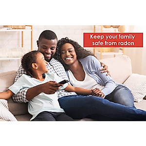 Radonova QuickScreen Home Radon Test Kit - Short Term Charcoal Radon Detector (2-4 Days) Reliable Accurate Readings - EPA Approved Radon Home Test - Lab Analysis Included - Unavailable in New Jersey