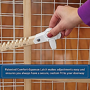 MidWest Homes for Pets Wire Mesh Pet Safety Gate, 44 Inches Tall & Expands 29-50 Inches Wide, Large