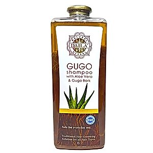 Daila Herbal Gugo Shampoo with Aloe Vera and Gugo Bark 1000 ml, Large