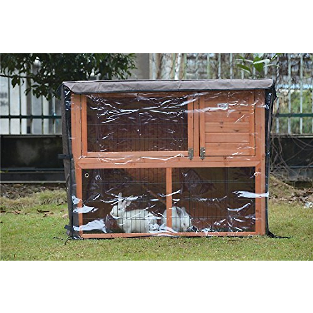 BUNNY BUSINESS Universal Double Hutch Cover, 48-Inch
