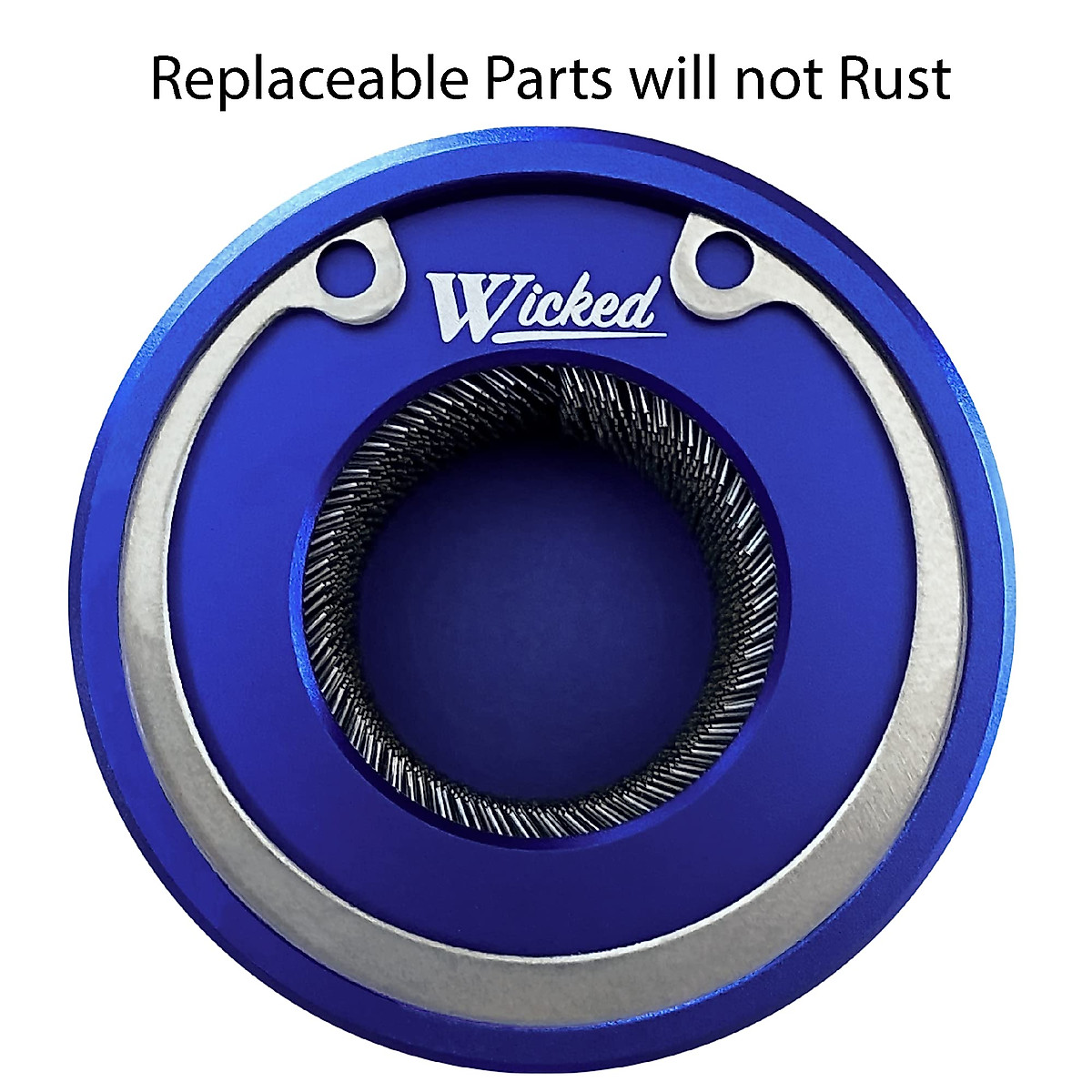 WICKED Professional ½” & ¾ Copper Tube Pipe Cleaning Brush Set; The Professional Plumber’s Tool Industrial “All Metal” Strength Heavy Duty Construction Grade with Replaceable Parts - Double Set