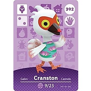 Cranston - Nintendo Animal Crossing Happy Home Designer Series 4 Amiibo Card - 392