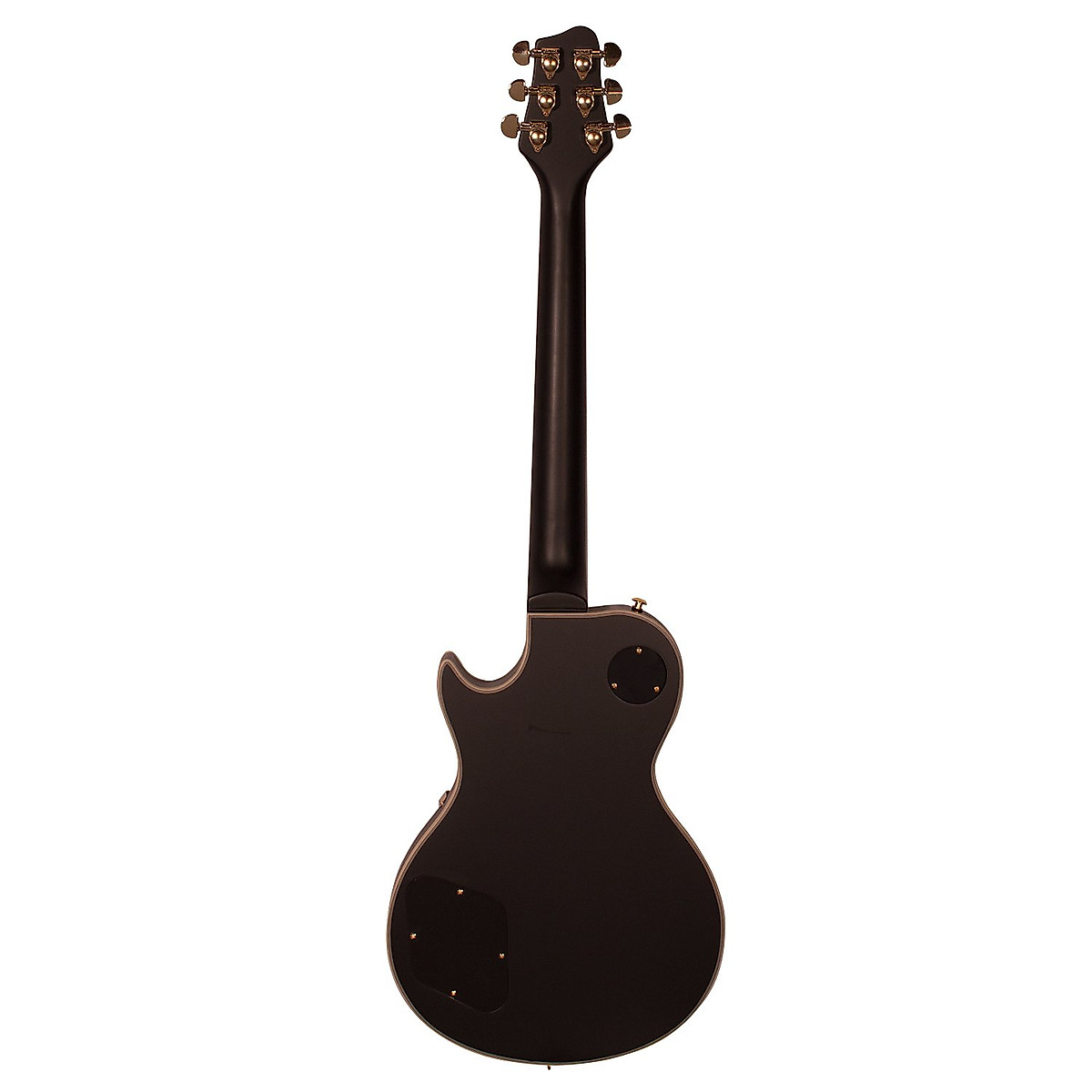 Sawtooth Heritage Series Maple Top Electric Guitar, Satin Black