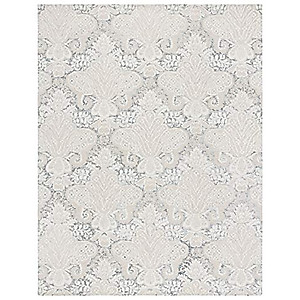 Safavieh Micro-Loop Collection 10' x 14' CharcoalIvory MLP539H Handmade Premium Wool Living Room Dining Bedroom Area Rug