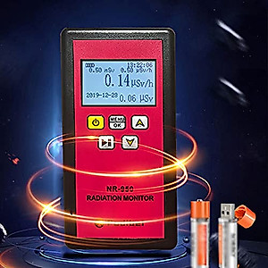 Kavolet Nuclear Radiation Detector, Beta Gamma X-ray Tester, NR-750 Household Radioactive Tester, LCD Display, Geiger Counter Radiation Detector, Triple Alarm