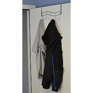 Southern Homewares Over The Door 5 Hook Storage Organizer Rack