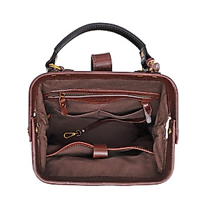 OLD TREND Genuine Leather Pamela Backpack (Brown Ombre)