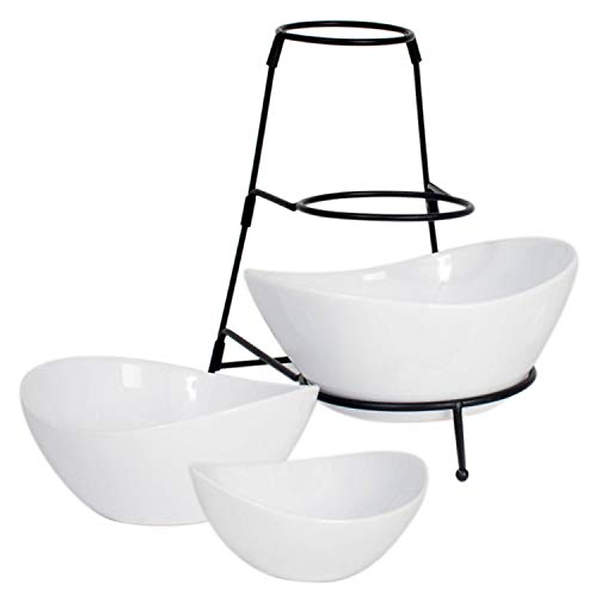 Gibson 92702.04 Server Set, 3 Tier, Black