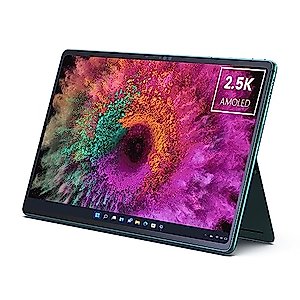Robo & Kala 2 in1 Laptop, 690g Lightweight, Up to 20H Long Battery Life, 12.6’’ AMOLED Touchscreen, Snapdragon 5nm PC Processor, 16GB RAM, 512GB SSD, Win 11, 4K Webcam, WiFi & Bluetooth, Device Only